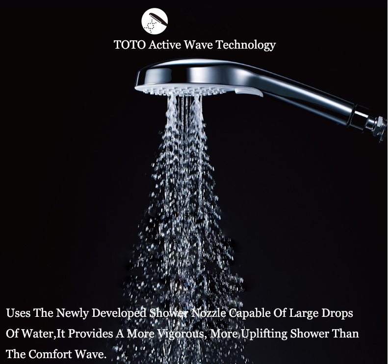 TOTO Shower Faucet TBW01407B Dual Shower Head Tub Spout 1/2 ...